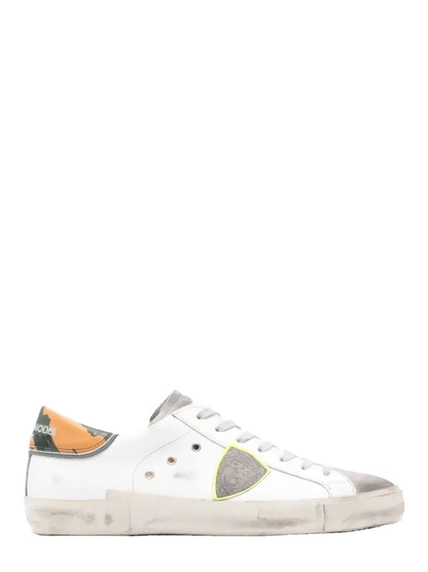 Philippe Model Prsx Leather Sneakers - White