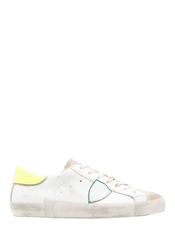 Philippe Model Prsx Leather Sneakers - White
