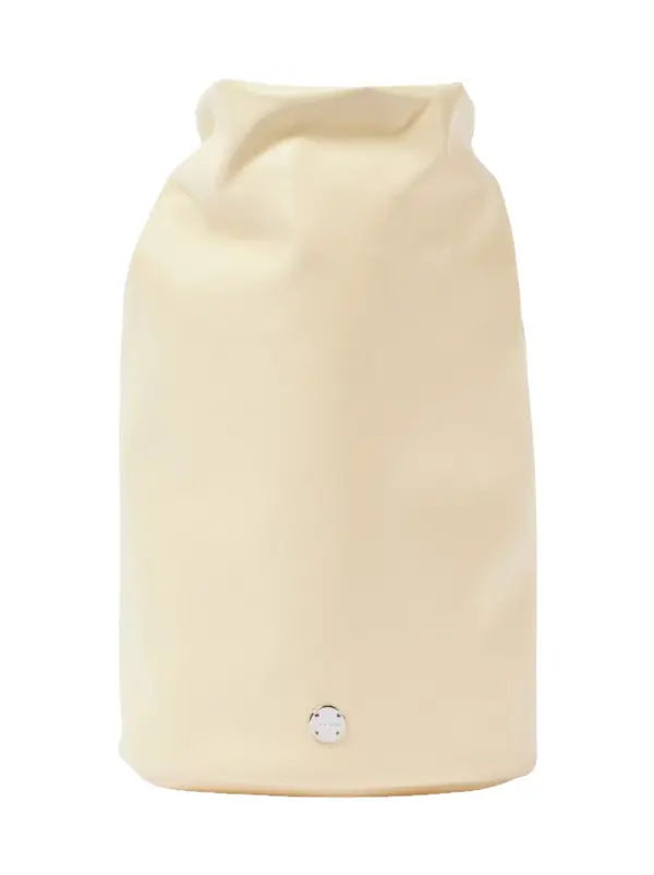 THE ROW Sporty Leather Pouch - Yellow