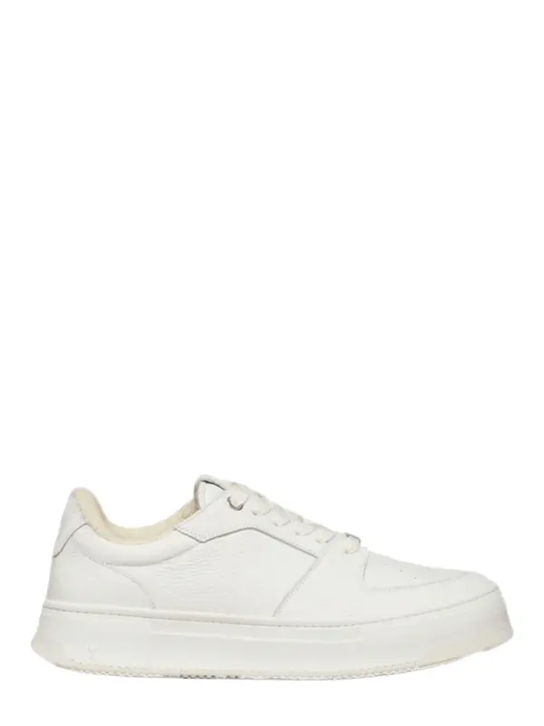 Ami Arcade Lace-up Leather Sneakers - White