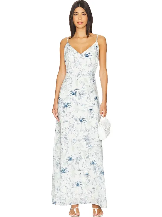 SNDYS Pomelo Maxi Dress - Escapism
