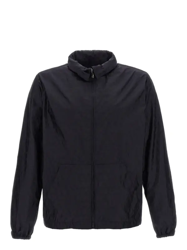 Valentino Garavani Toile Iconographe Windbreaker - Blue