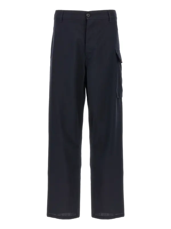 Marni Virgin Wool Cargo Pants - Blue