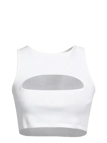 Dsquared2 Knit Crop Top - White