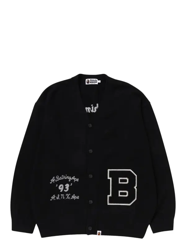 BAPE Knit Cardigan - Black