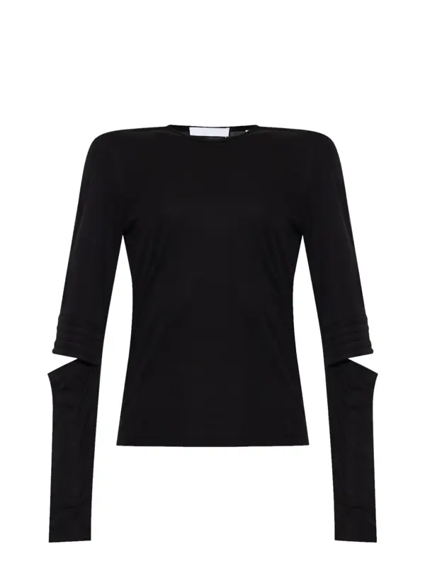 Helmut Lang Astro Crewneck Top - Black