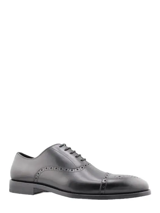 Gordon Rush Bennett Cap Toe Oxford - Black