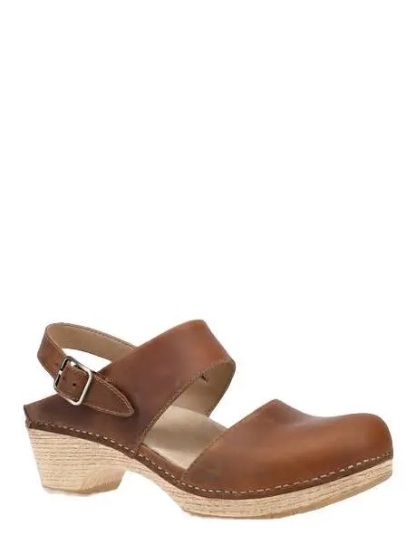 Dansko Lucia Slingback Platform Pump - Tan