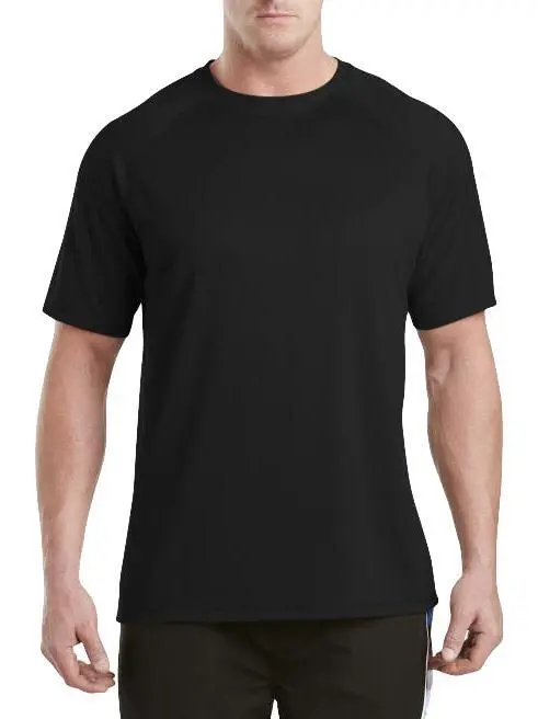 HARBOR BAY BY DXL Rash Guard T-shirt - Black