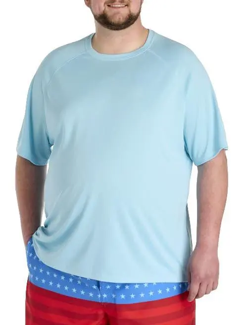 HARBOR BAY BY DXL Rash Guard T-shirt - Sky Blue