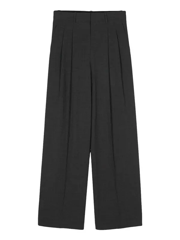 Theory Dbl Pleat Pants - Grey