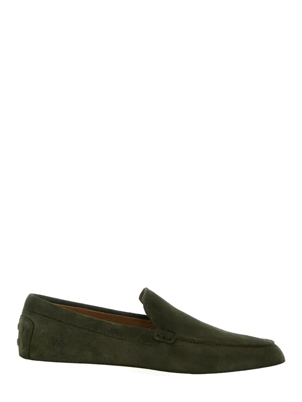 TOD'S Pantofola Loafers - Green