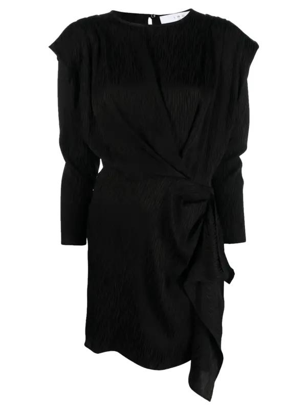 IRO PARIS Hiari Short Jacquard Dress - Black