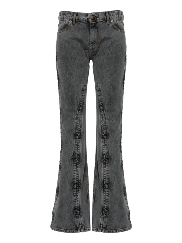 Y/project Evergreen Hook And Eye Slim Jeans - Black