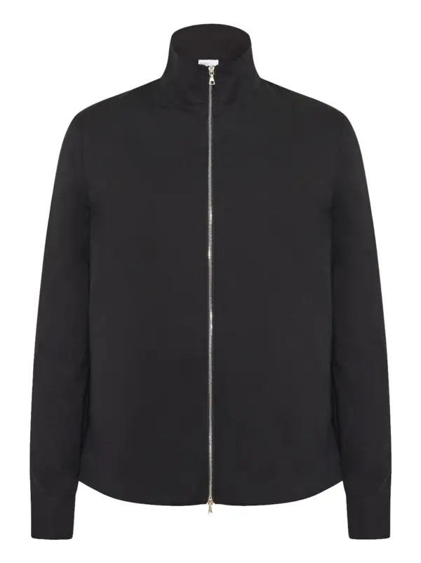 Rosetta Getty High-neck Zip-up Shirt - Black