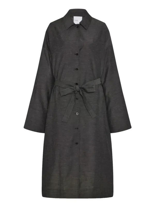 Rosetta Getty Belted Trench Coat - Black