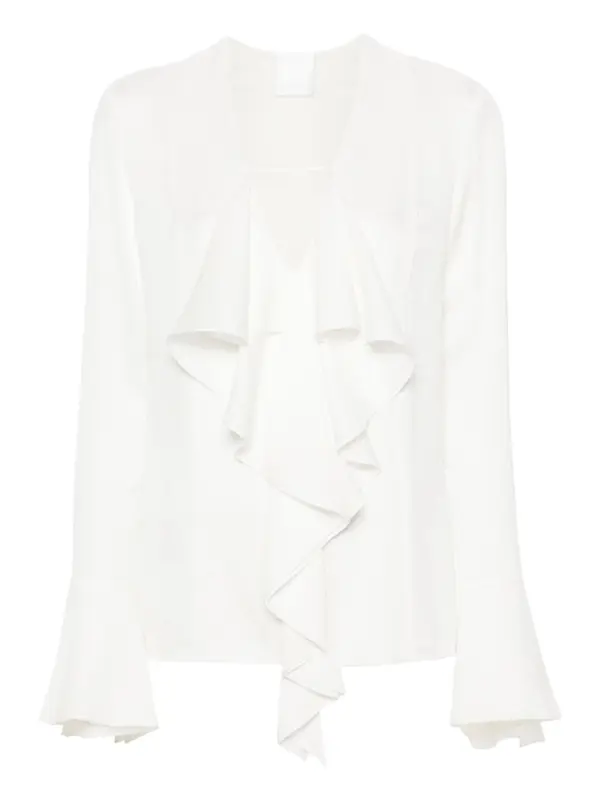 Givenchy Ruffled Blouse - White