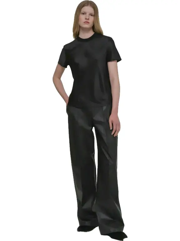 Rosetta Getty Bias Combo T-shirt - Black