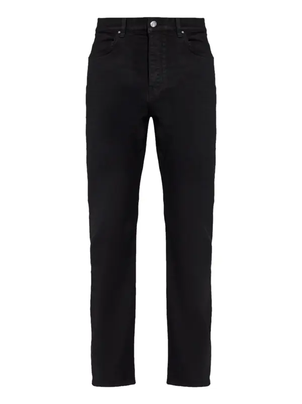 Amiri Mid-rise Slim-cut Jeans - Black