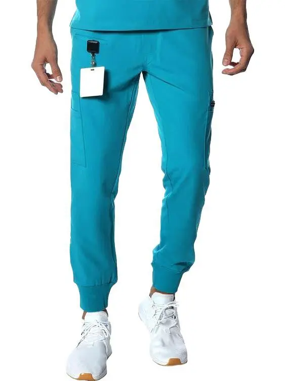 MEMBERS ONLY London Jogger Scrub Pants - Teal