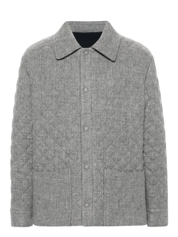 Gabriela Hearst Skye Paddock Quilted Jacket - Grey