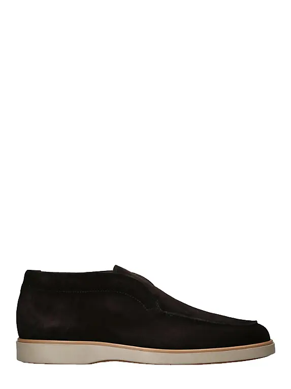 Magnanni Paraiso Suede Mid-top Loafers - Brown