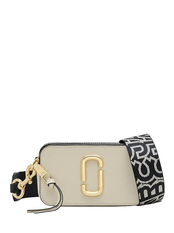 Marc Jacobs Snapshot Leather Cross-body Bag - Cloud White/multi