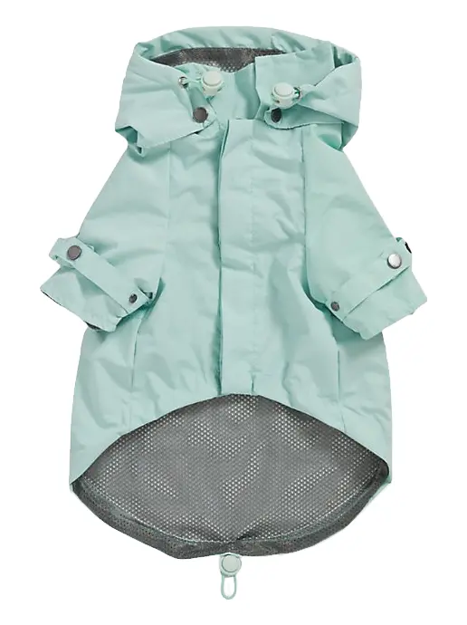 MAXBONE Talon Medium Hooded Shell Dog Jacket - Mint