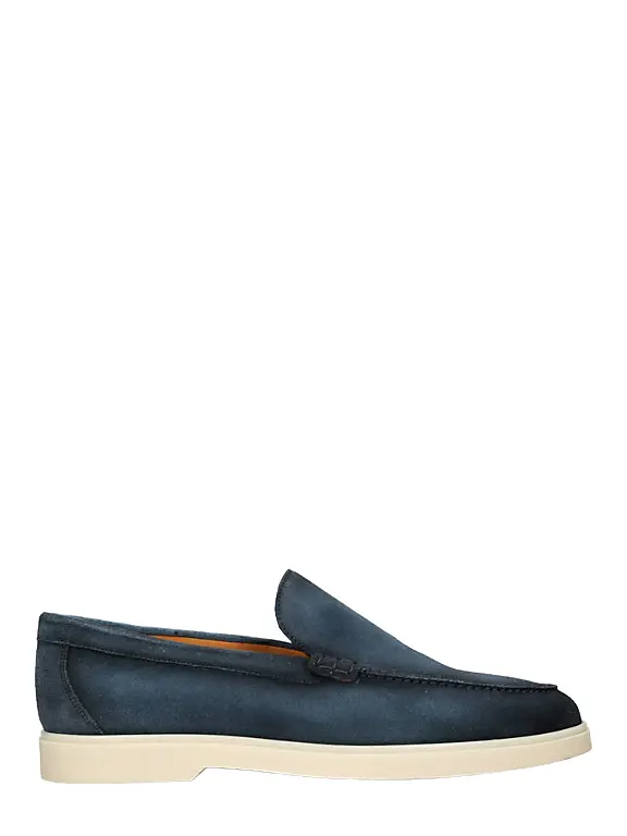 Magnanni Paraiso Suede Slip-on Loafers - Navy