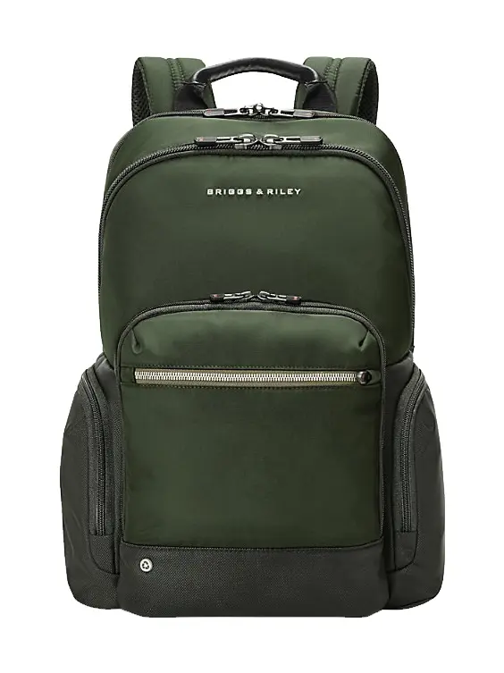 Briggs & Riley Work Medium Nylon-blend Backpack - Hunter