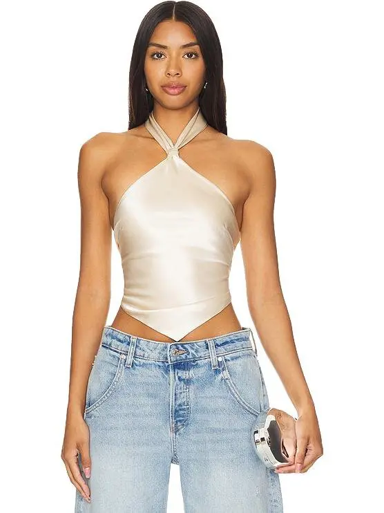 Retrofete Jamie Top - Light Champagne