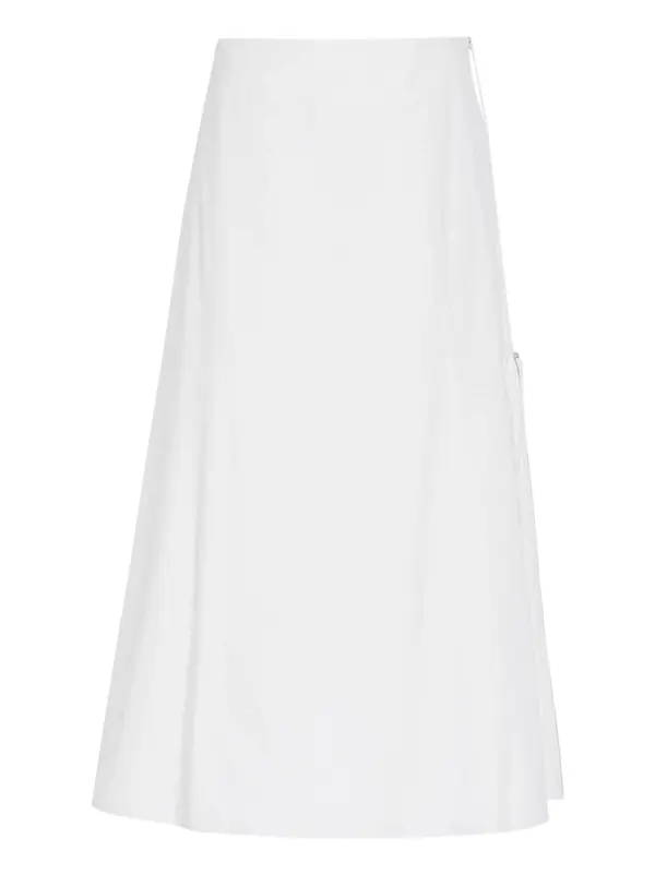 Rosetta Getty A-line High-waisted Skirt - White