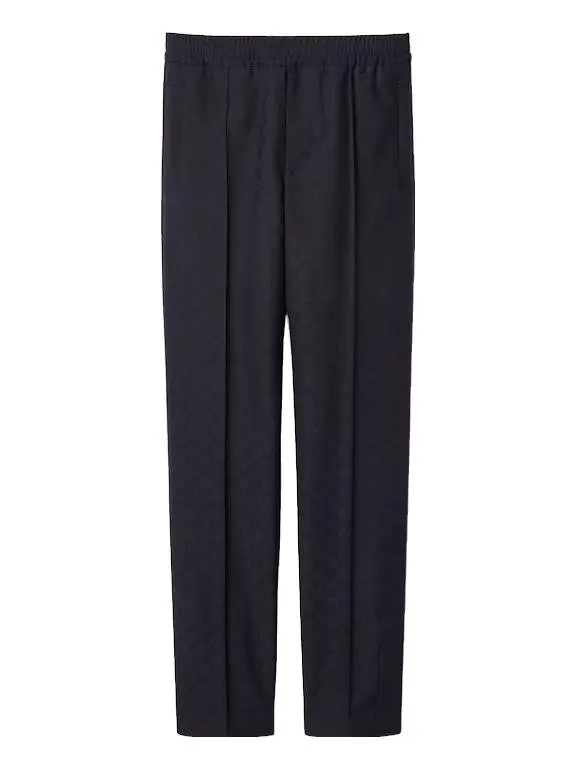 Gucci Polyester Gg Jacquard Pant With Web - One-color
