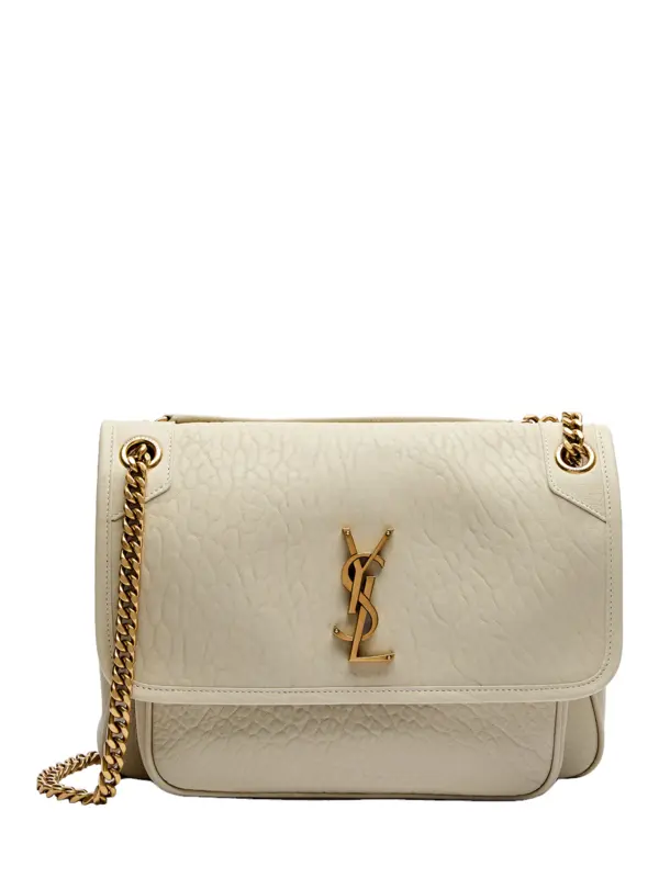 Saint Laurent Niki Medium Shoulder Bag - White