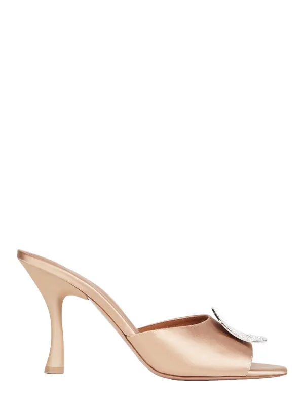 MALONE SOULIERS Josia Crystal-embellished Mules - Sand