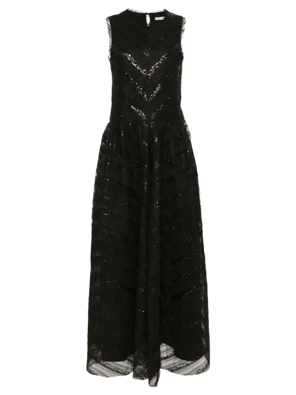 Viktor & Rolf Tulle Maxi Dress - Black