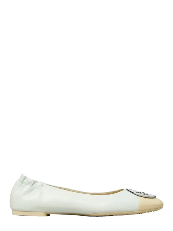 Tory Burch Claire Cap-toe Ballerina Shoes - Grey