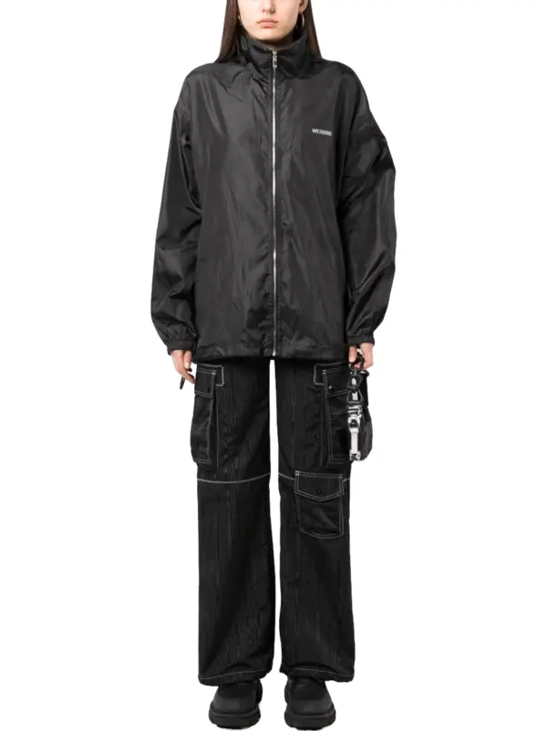We11Done Logo-print Hooded Jacket - White