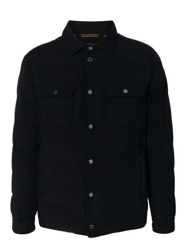 MOORER Water-resistant Padded Jacket - Blue