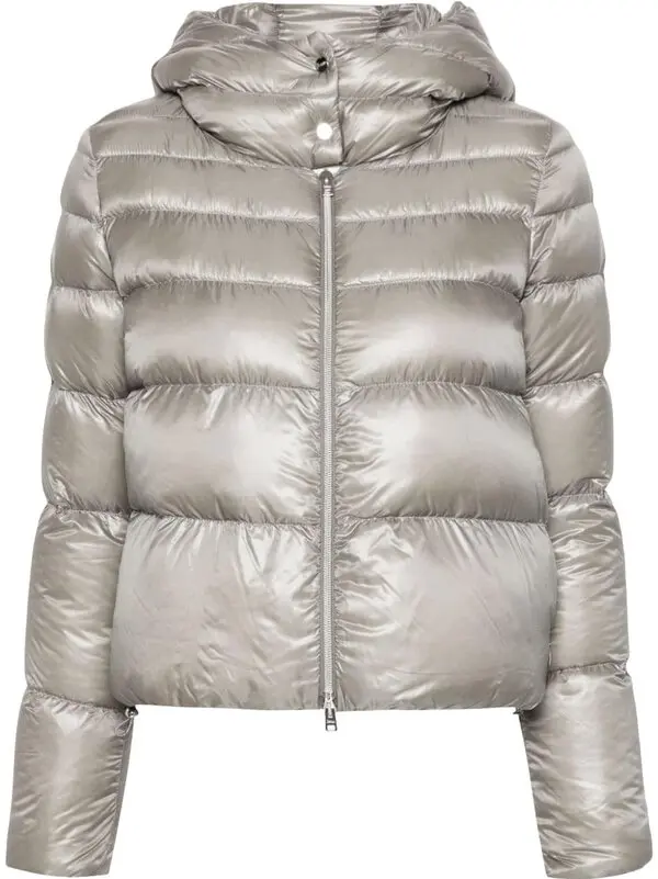 Herno Hooded Puffer Jacket - Grey