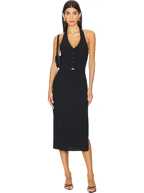 Amanda Uprichard Isadore Dress - Black