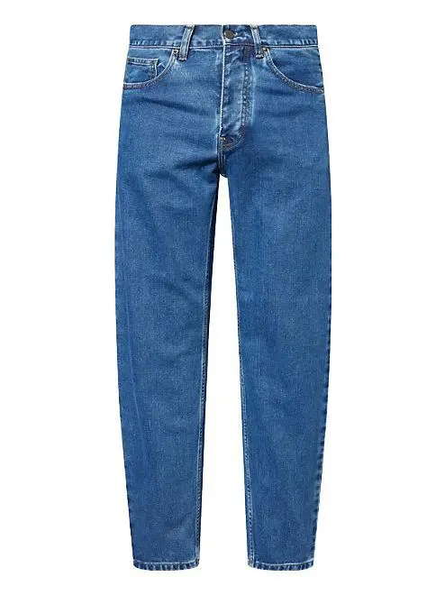 Carhartt Work In Progress Newel Tapered-leg Mid-rise Denim Jeans - Blue