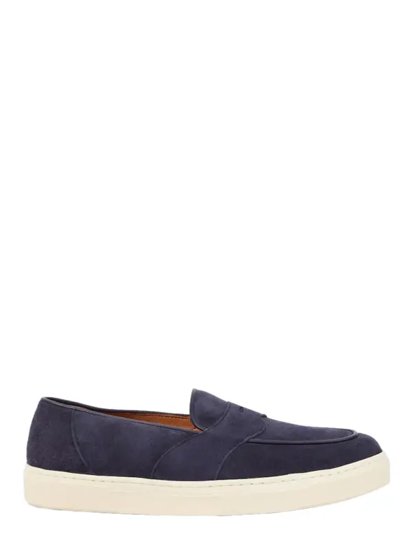 George Cleverley Joey Ii Suede Loafers - Blue