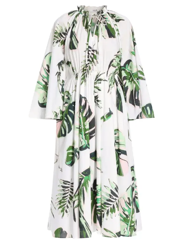 LEO LIN Alexia Midi Dress - White