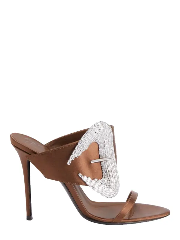 GIUSEPPE ZANOTTI Ludhovica 105 Mules - Brown