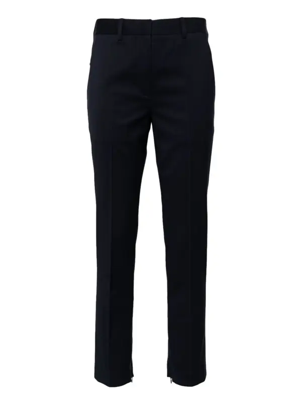 Helmut Lang Slim-fit Wool Trousers - Blue