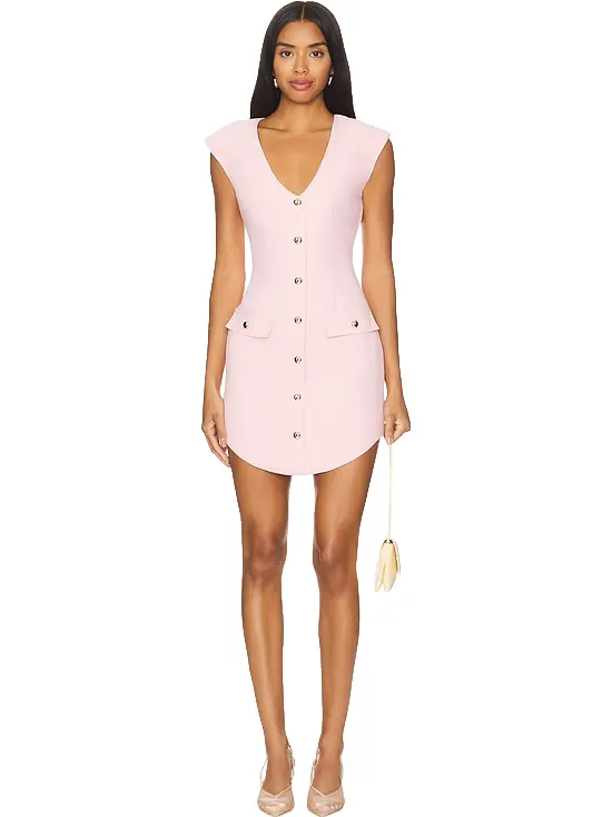 Amanda Uprichard Ivana Dress - Lychee