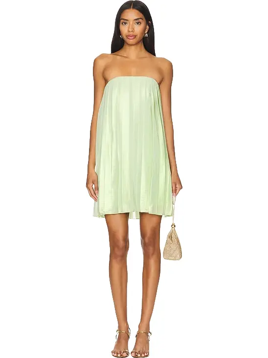 Gauge81 Yala Mini Dress - Shadow Lime