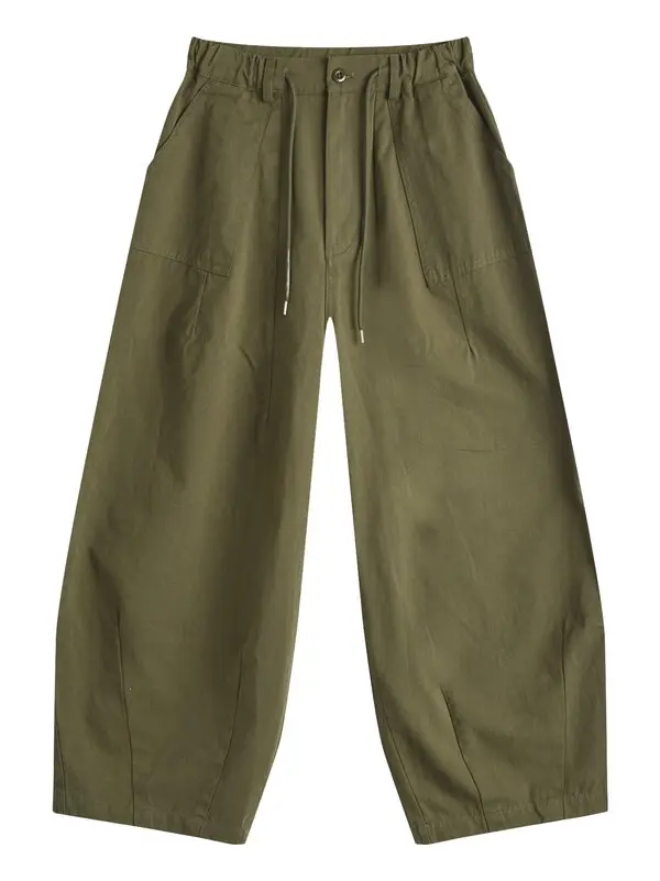 FRIZMWORKS Twill Balloon Pants - Olive