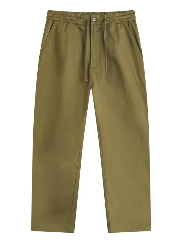 Universal Works Twill Hi Water Trouser - Light Olive
